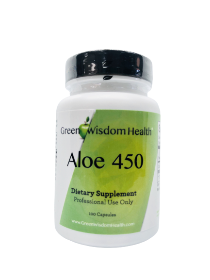 Aloe 450 (100 Capsules) – Green Wisdom Health